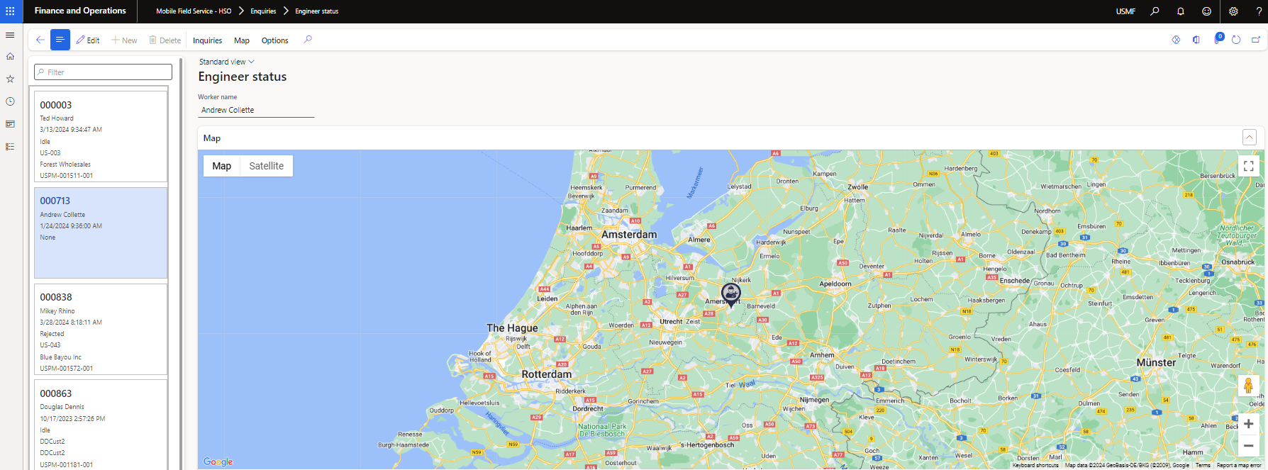 Setup Mobile Field Service in D365 F&O